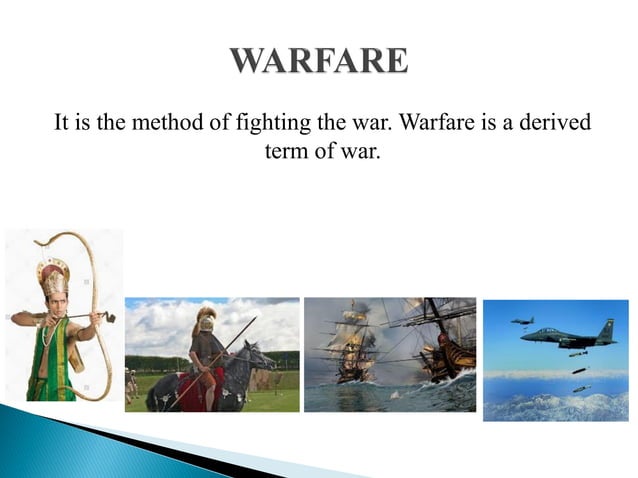 War and Warfare - An Overview | PDF