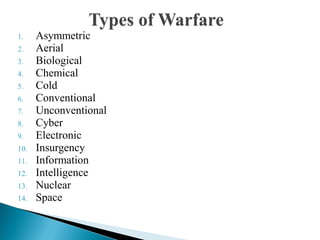 War and Warfare - An Overview | PDF