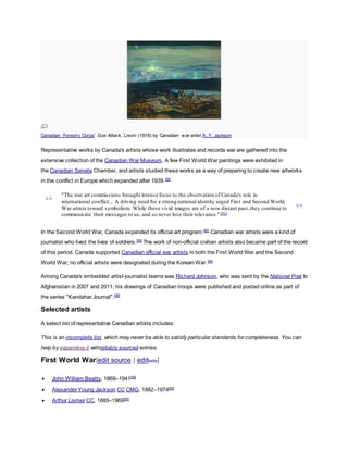 War artist | DOCX