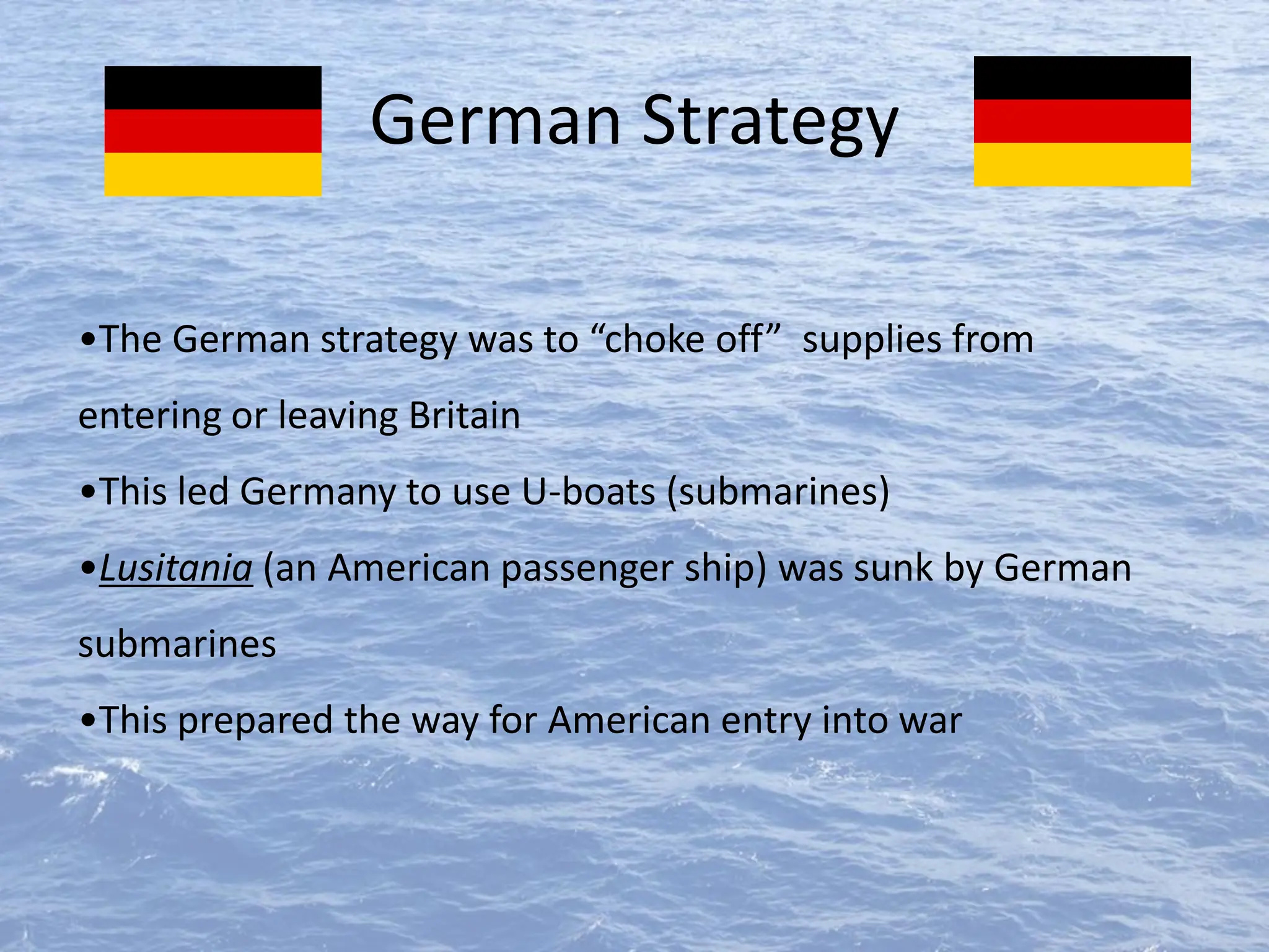 War at Sea slideshow for grade 10 history | PDF