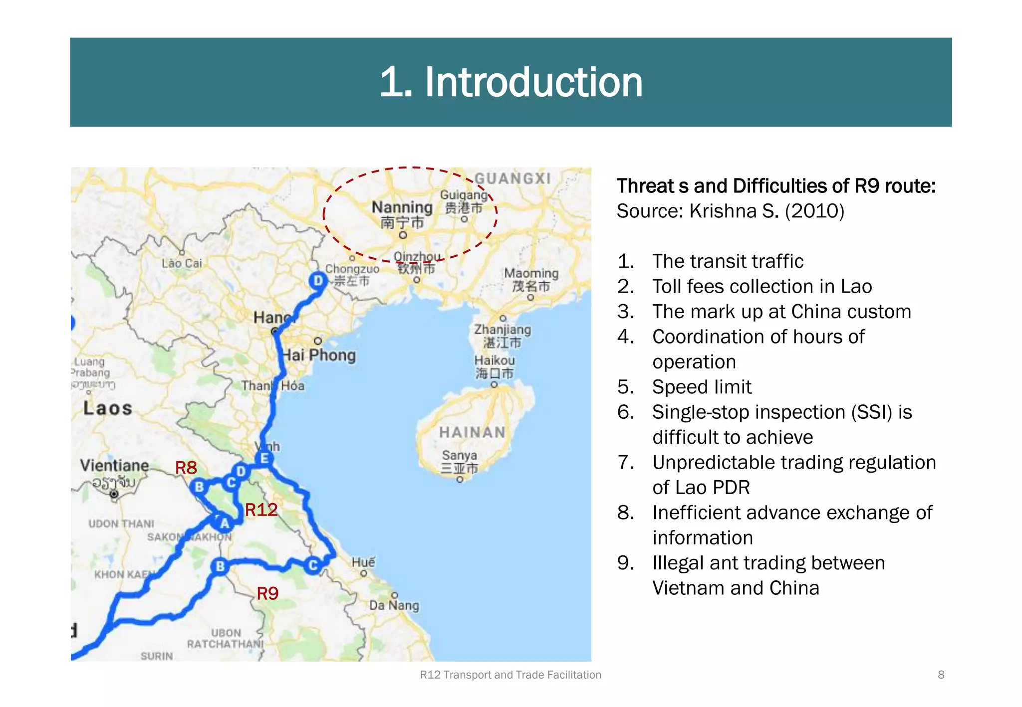 Cross-Border Transport and Trade Facilitation along R12 Route | PDF