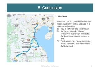 Cross-Border Transport and Trade Facilitation along R12 Route | PDF