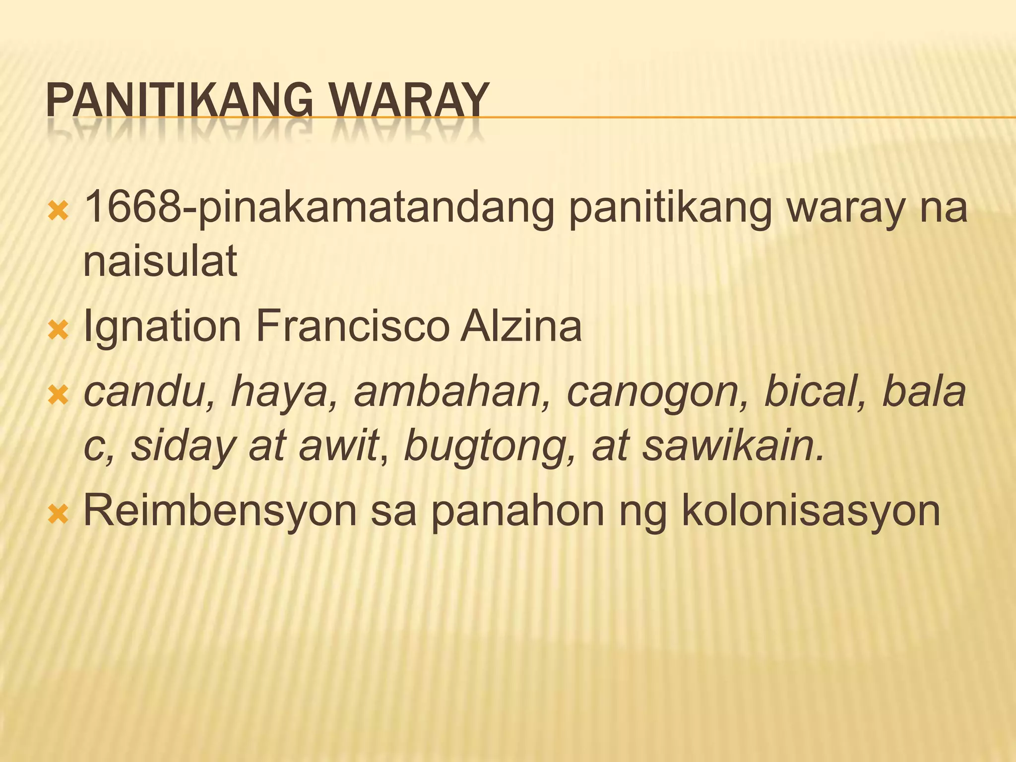 Waray | PPTX