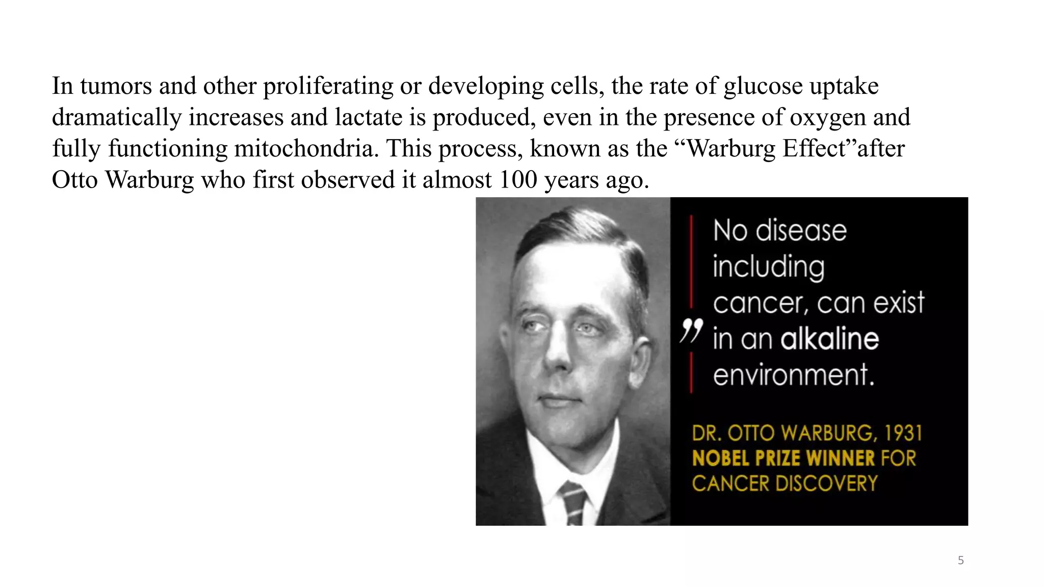 Warburg effect in cancer | PPTX