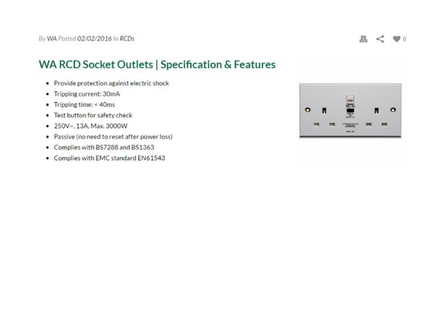 RCD Socket Outlets | PDF | Consumer Electronics | Technology & Computing