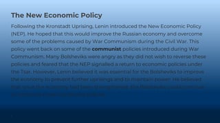 War communism History Lesson grade 11 | PPTX