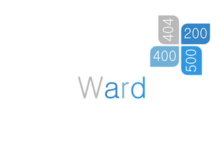 Ward 소개 슬라이드 | PPT