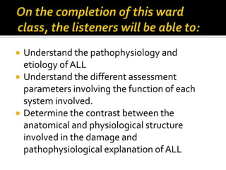 Ward class ppt-objectives | PPTX