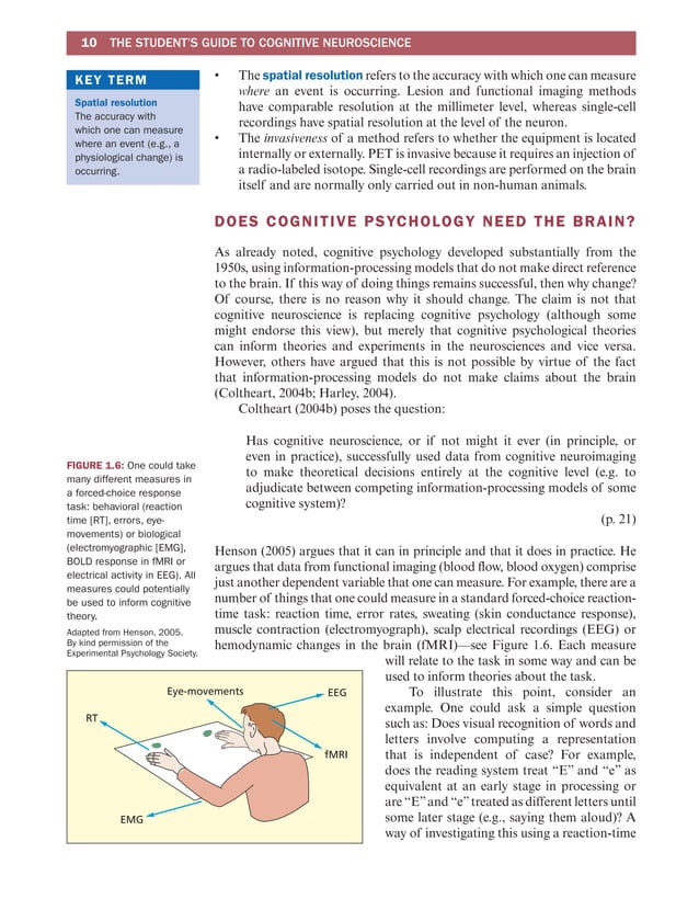Ward, J. (2020). The Student's Guide to Cognitive Neuroscience.pdf | Educational Assessment ...