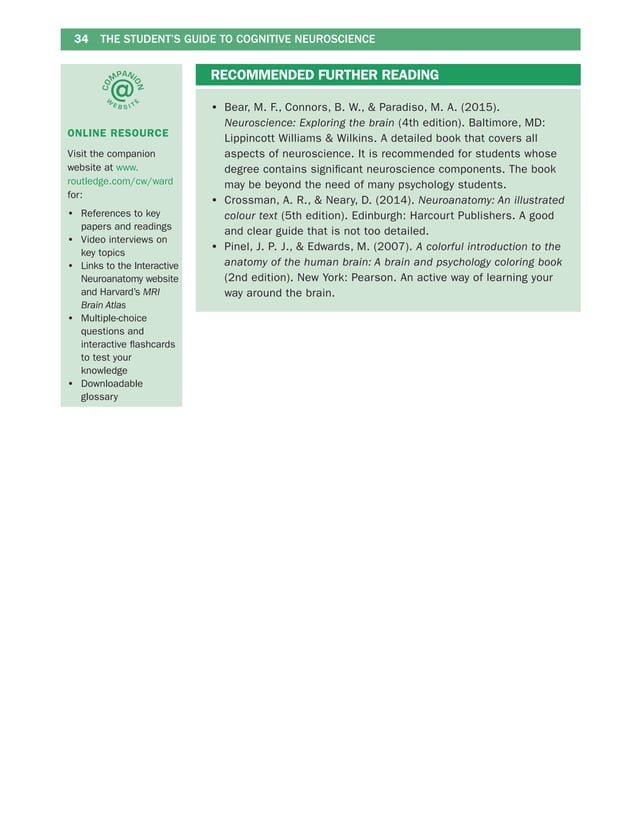 Ward, J. (2020). The Student's Guide to Cognitive Neuroscience.pdf | Educational Assessment ...