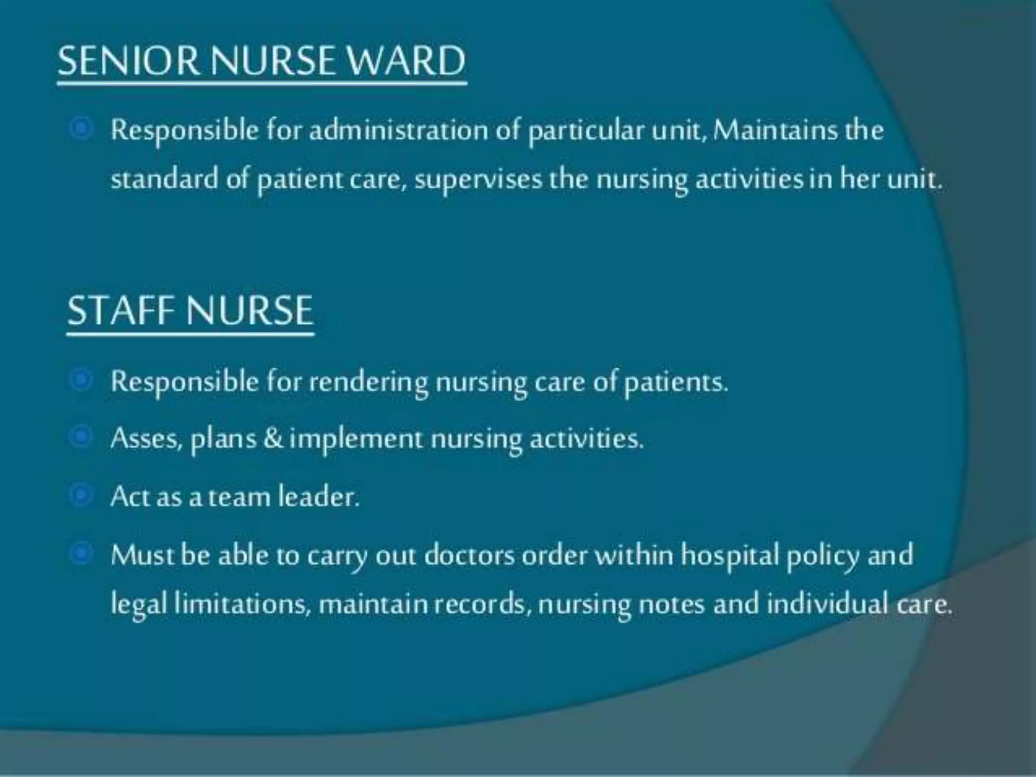 Ward management | PPTX