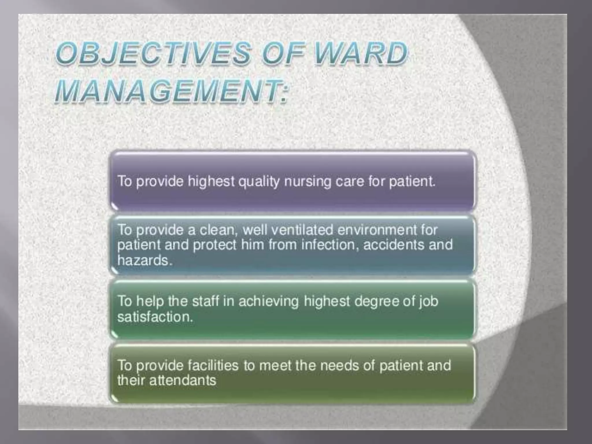 Ward management | PPTX