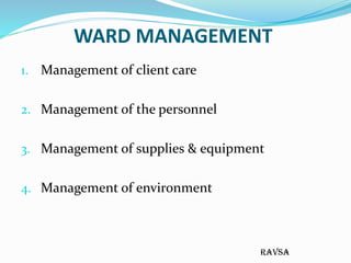 Ward management | PDF