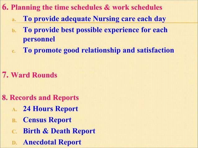 Ward Management | PPT