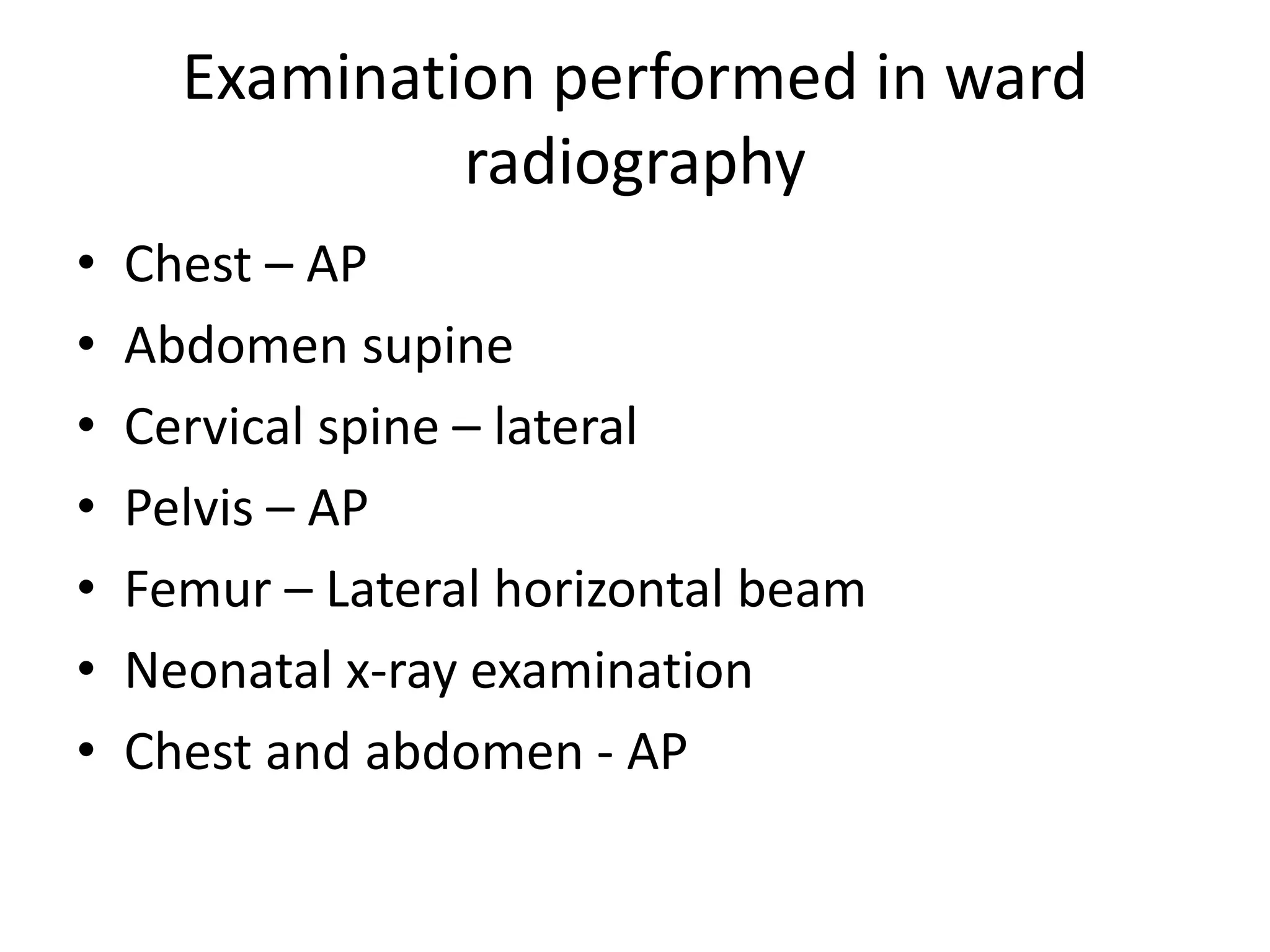 Ward radiography.pptx