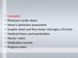 Ward Record in the hospital settings pptx | PPTX