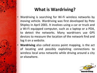 Wardriving | PPTX
