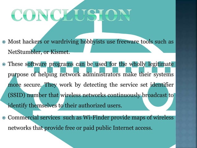 Wardriving | PPTX | Computer Networking | Computing