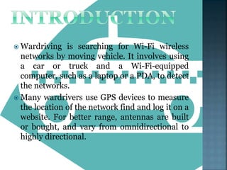 Wardriving | PPTX