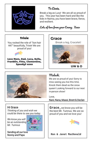 The Lion, The Witch, and The Wardrobe Program! | PDF