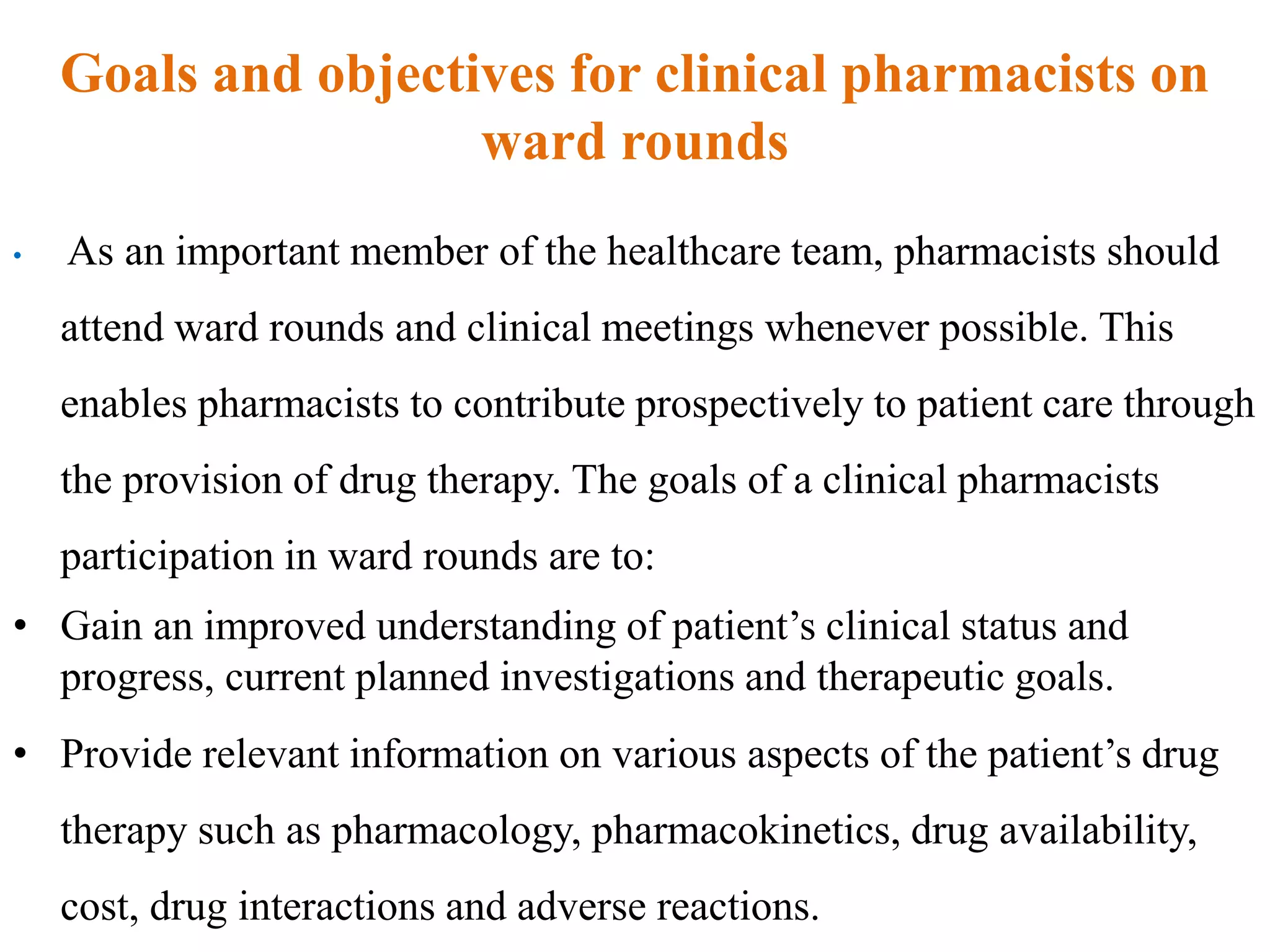 Ward round participation | PPTX