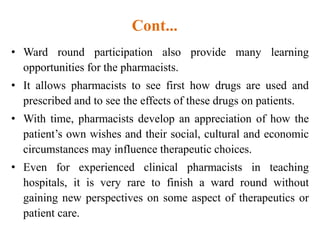 Ward round participation | PPTX
