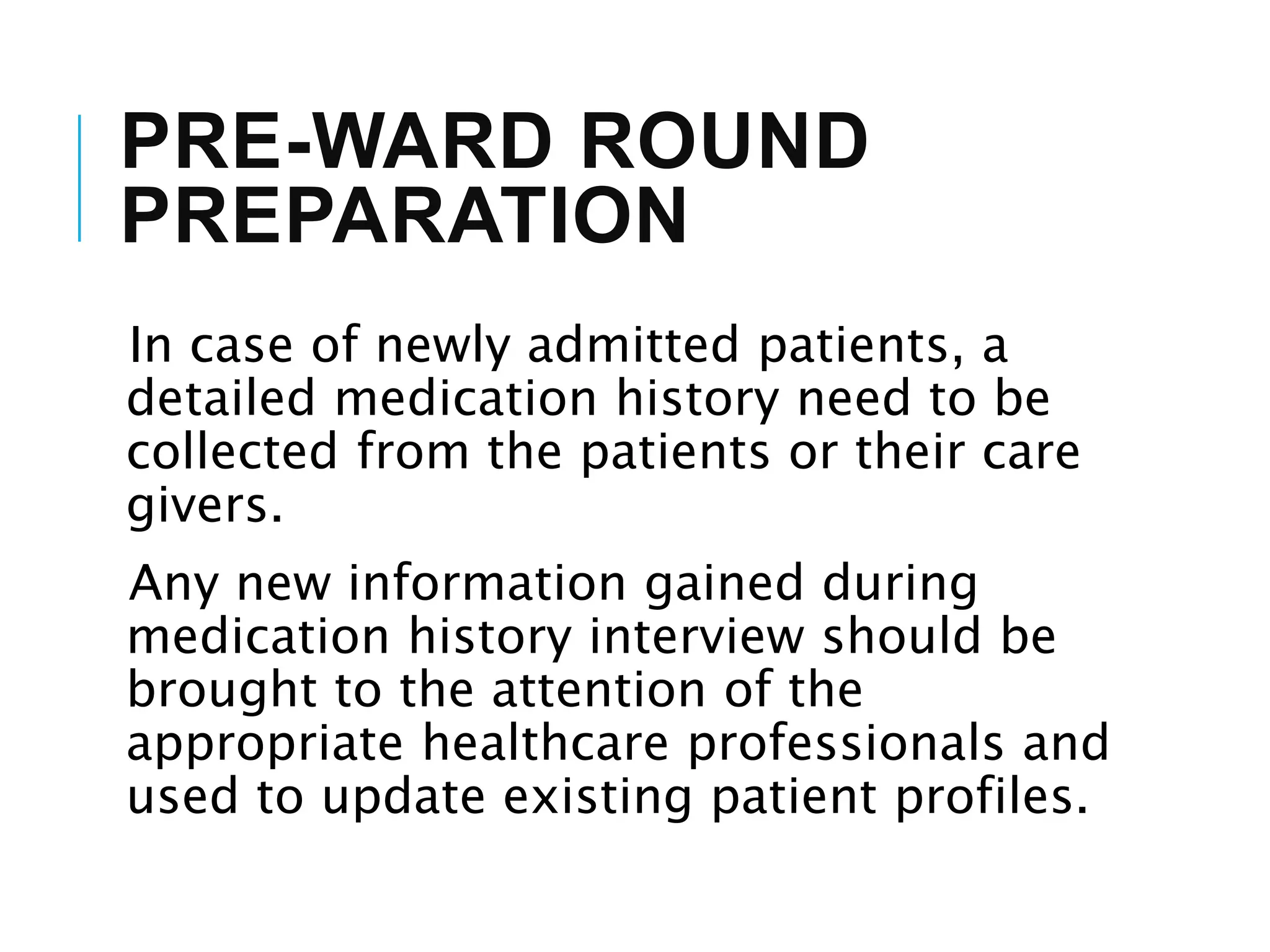 Ward round participation | PPTX