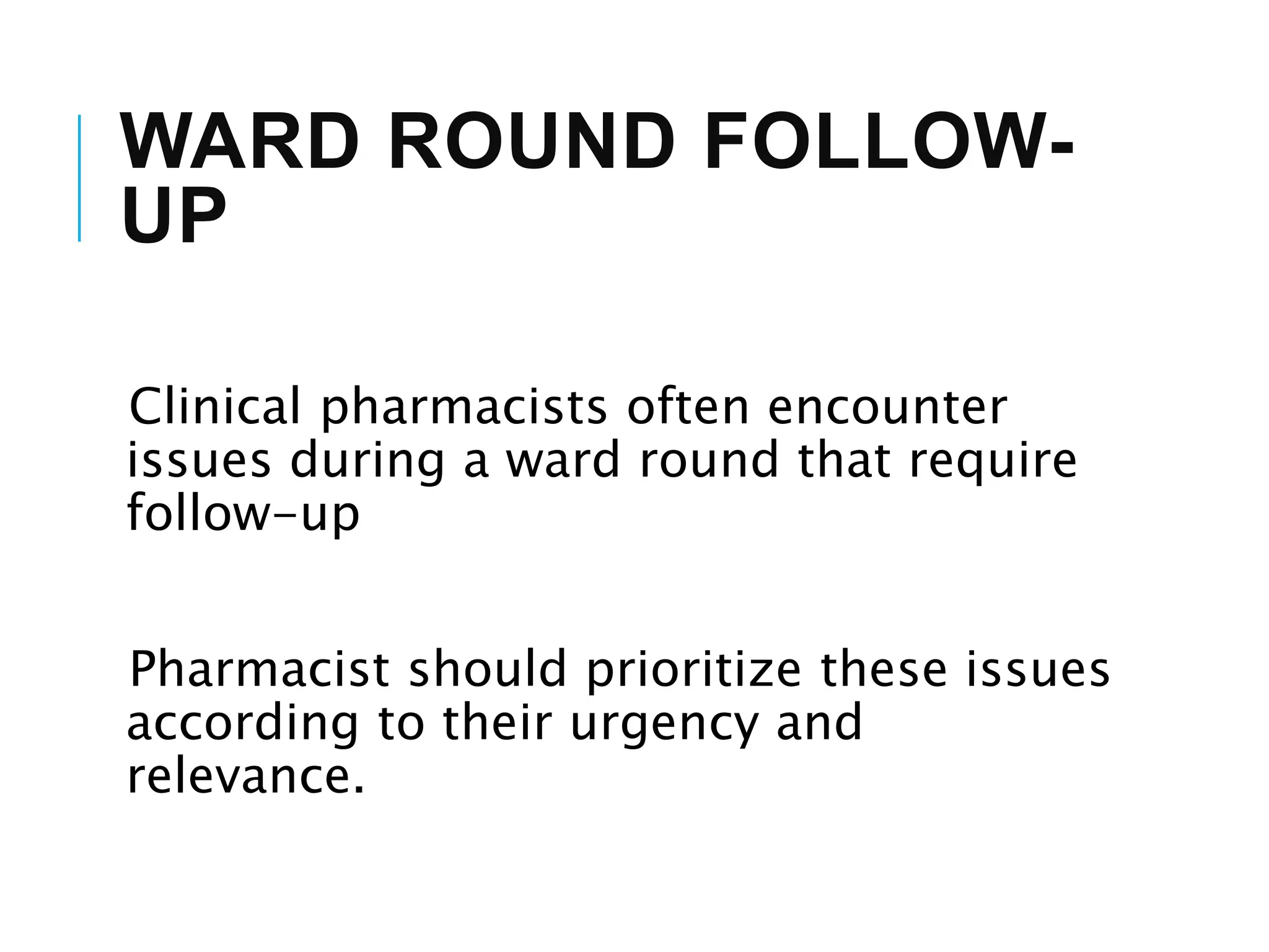 Ward round participation | PPTX