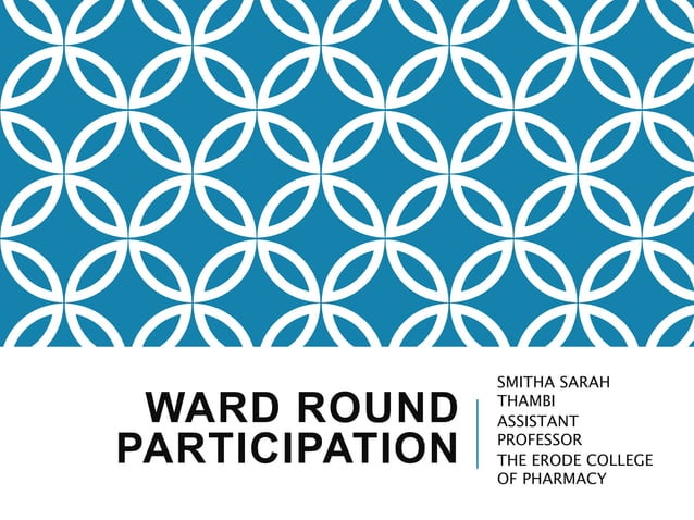 Ward round participation | PPTX