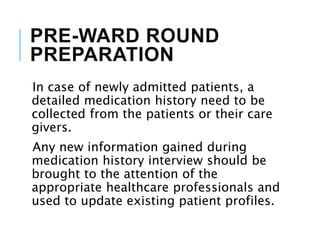 Ward round participation | PPTX