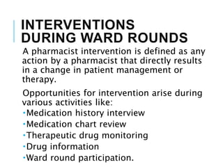 Ward round participation | PPTX