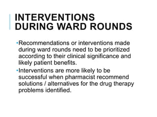 Ward round participation | PPTX
