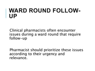 Ward round participation | PPTX