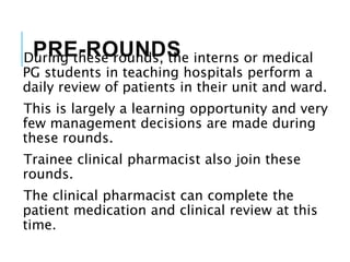 Ward round participation | PPTX