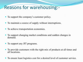 Warehouse | PPTX