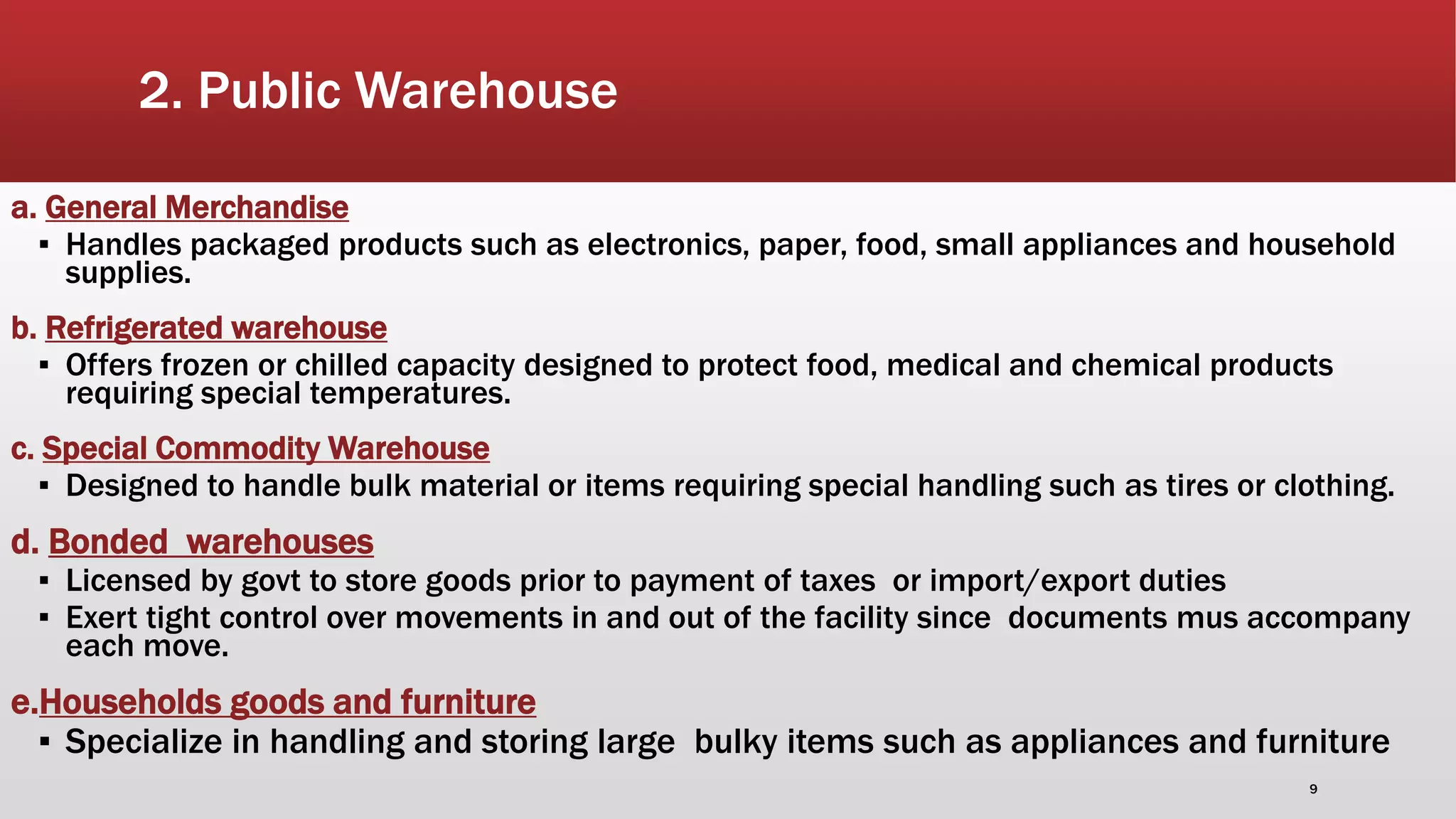 Warehouse | PPTX