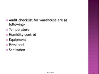 Warehouse | PPT