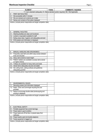 warehouse-checklist.doc