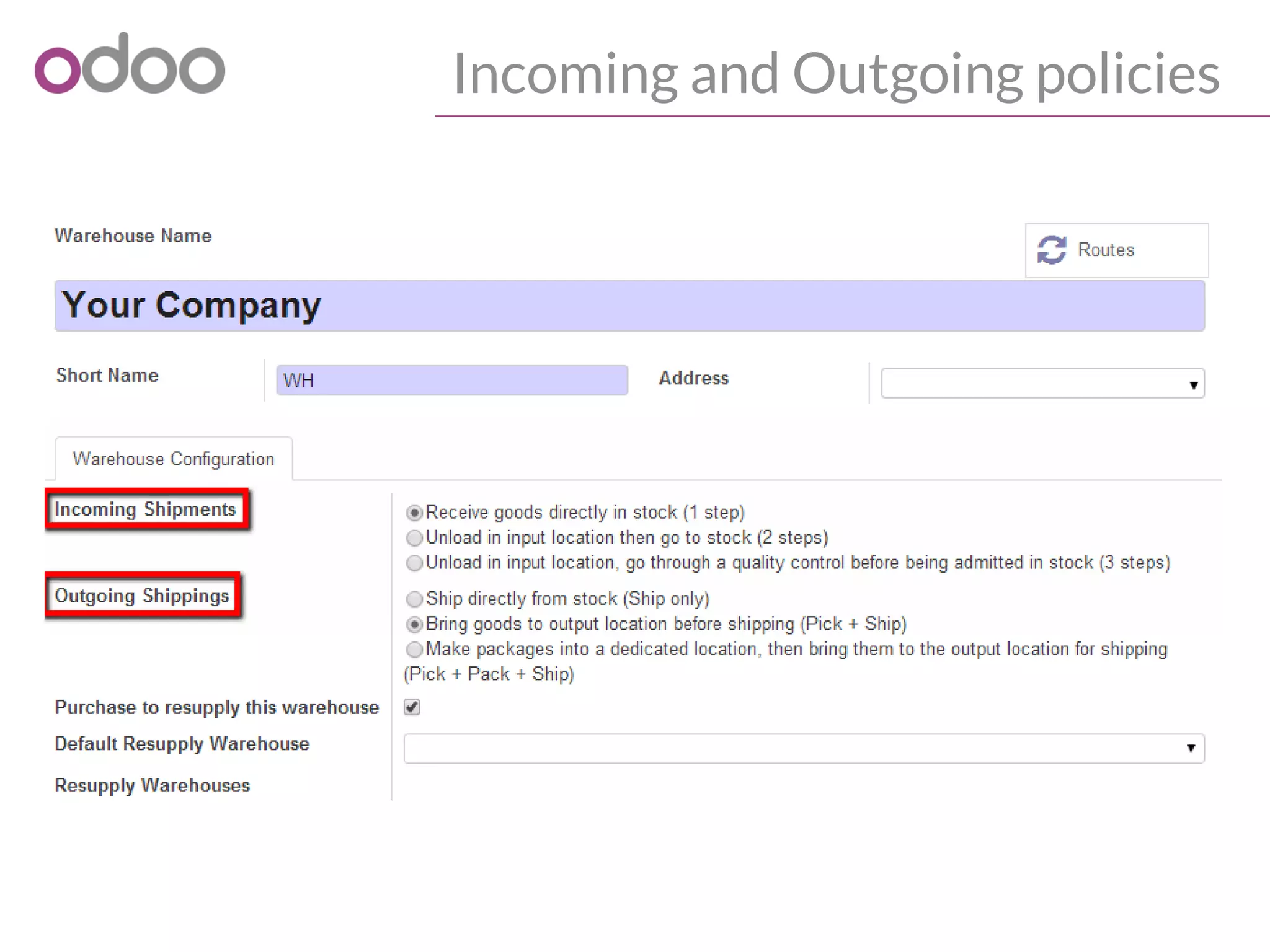 The new Odoo warehouse management system | PDF