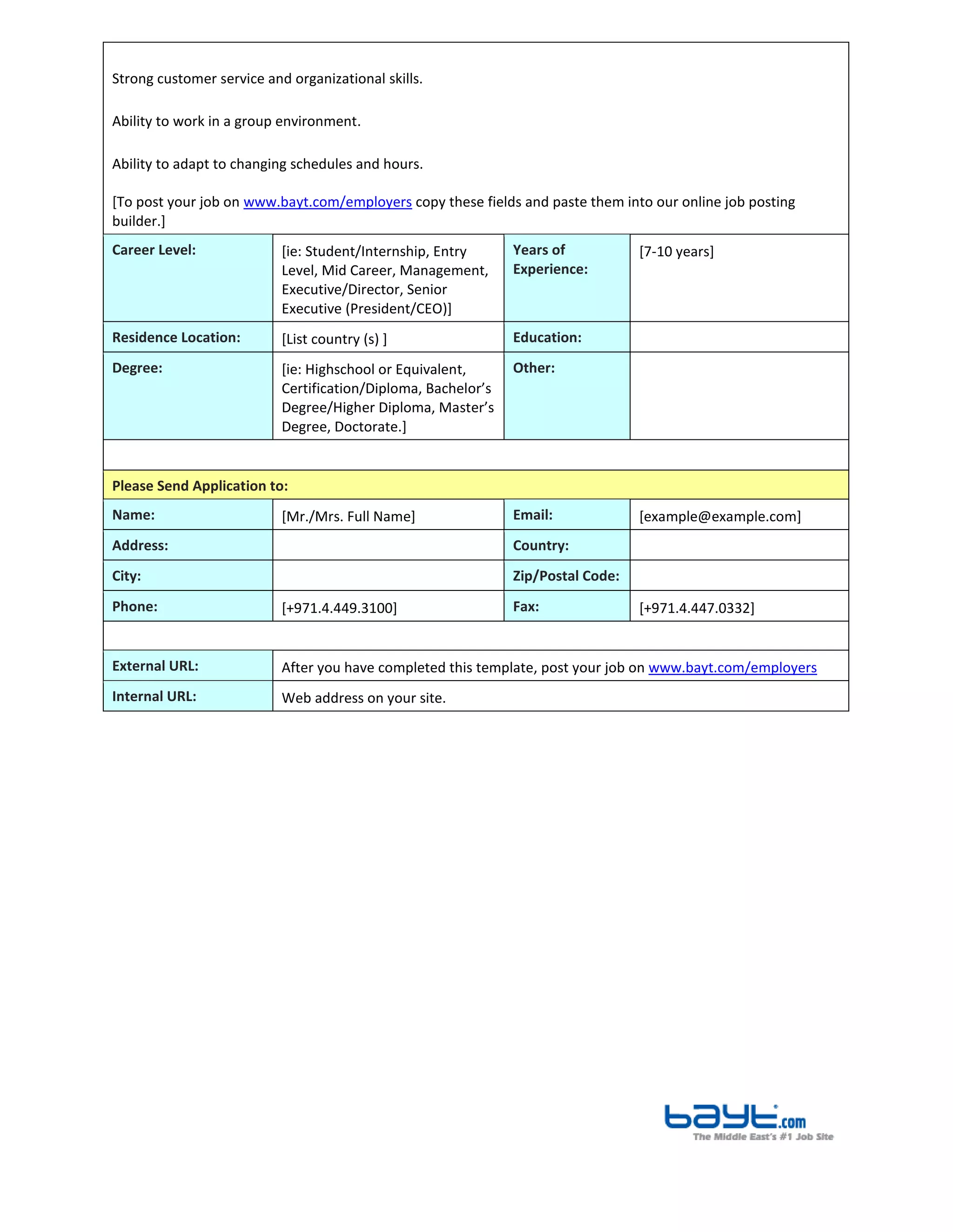 Warehouse Assistant Job Description Template by Bayt.com