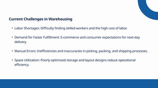 Warehouse Automation: Streamlining Operations for Efficiency | PPTX