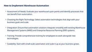 Warehouse Automation: Streamlining Operations for Efficiency | PPTX ...