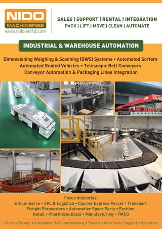 Nido Industrial & Warehouse Automation Brochure | PDF