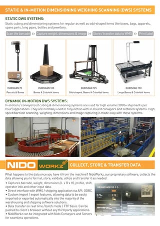 Nido Industrial & Warehouse Automation Brochure | PDF