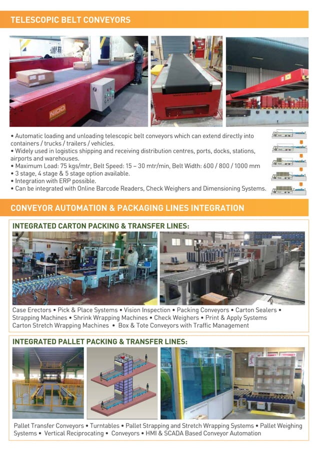 Nido Industrial & Warehouse Automation Brochure | PDF | Logistics and Transportation Industry ...