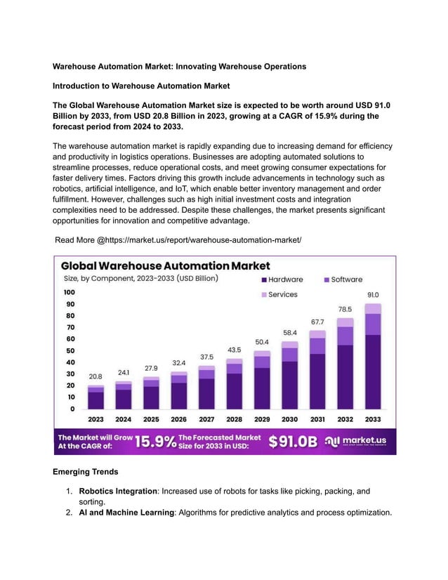 Warehouse Automation Market Streamlining Logistics With Cutting Edge