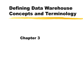Warehouse chapter3 | PPT