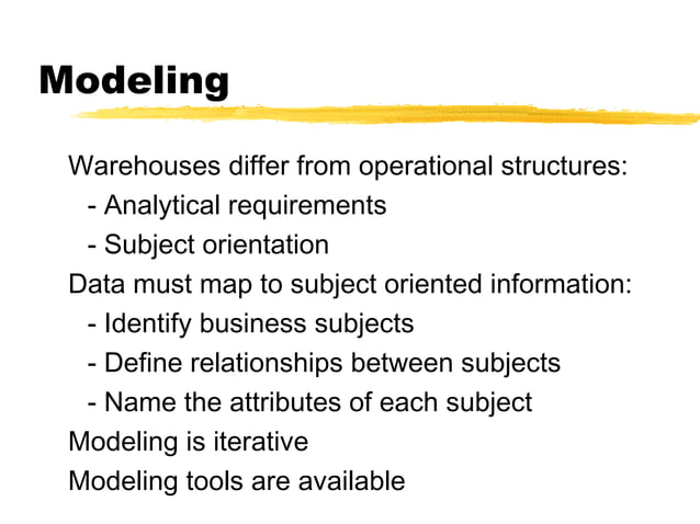 Warehouse chapter3 | PPT