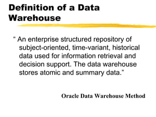 Warehouse chapter3 | PPT