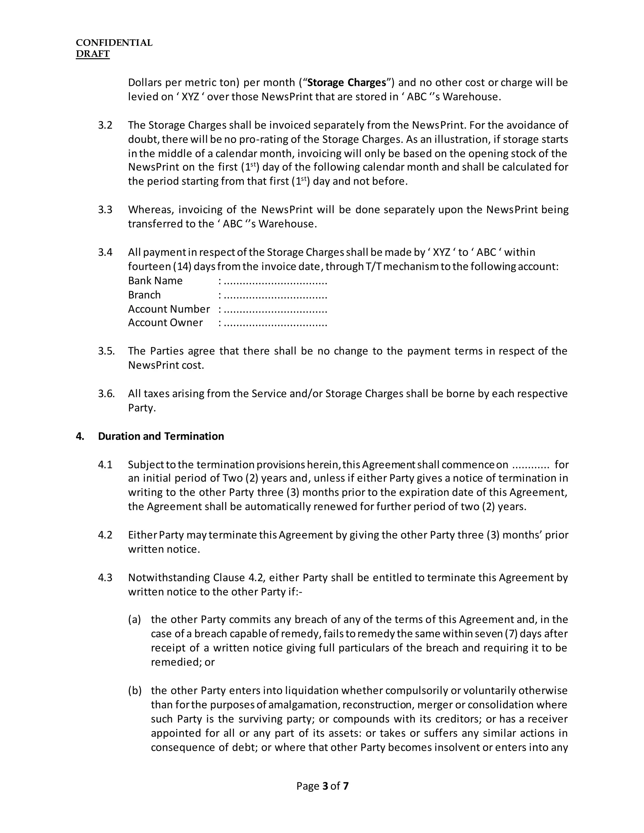 Warehouse Contract Sample (Purchase this doc, Text: 08118887270 ...